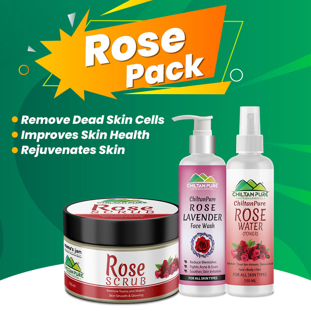 Rose Pack - Makes Skin Smooth, Refreshens Skin & Soothes Skin Inflamma ...