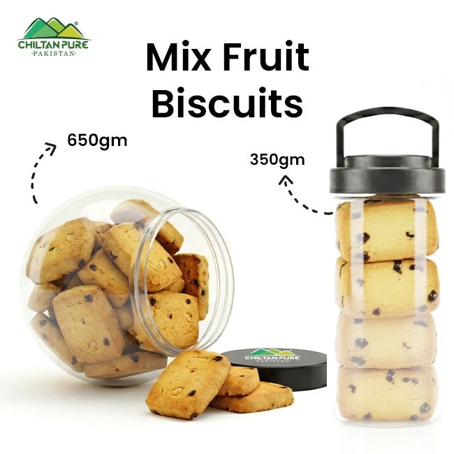 Mix Fruit Biscuit Cookies / Made With Organic Desi Butter, Bakery Bisc ...